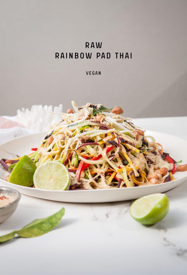 Raw Rainbow Pad Thai - Ascension Kitchen