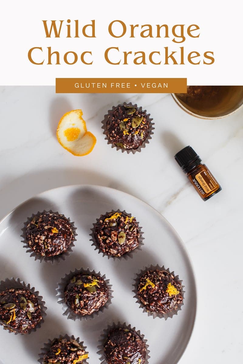 Wild Orange Chocolate Crackles - Ascension Kitchen
